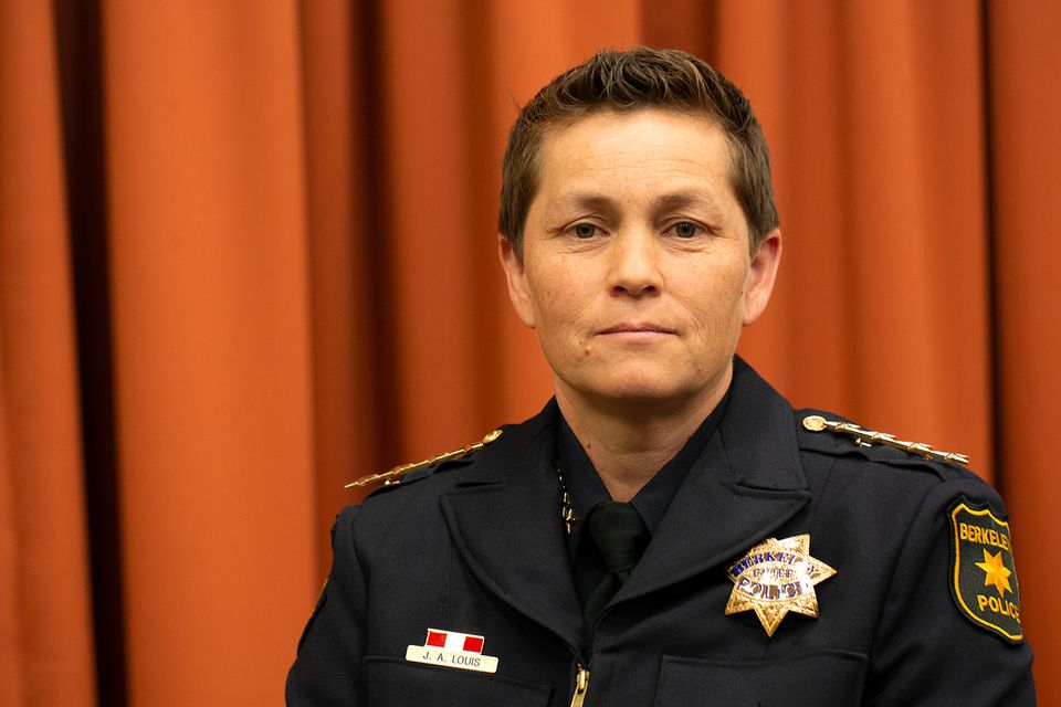 Berkeley Police Chief Jen Louis is now the city's top cop